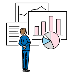 データのイラスト | 商用可・フリーイラスト素材集｜ちょうどいいイラスト