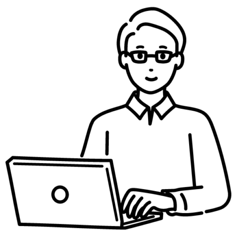 エンジニア（男）のイラスト | 商用可・フリーイラスト素材集｜ちょうどいいイラスト